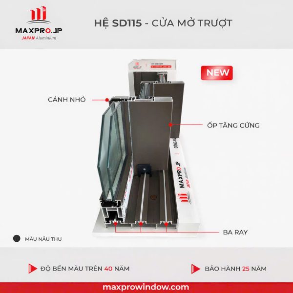 Cửa Nhôm Maxpro - Báo giá nhôm Maxpro.JP Nhật Bản